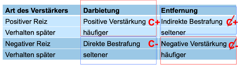 Erkläre die Consequenz im SORKC. | Angewandte Psychotherapie | Repetico